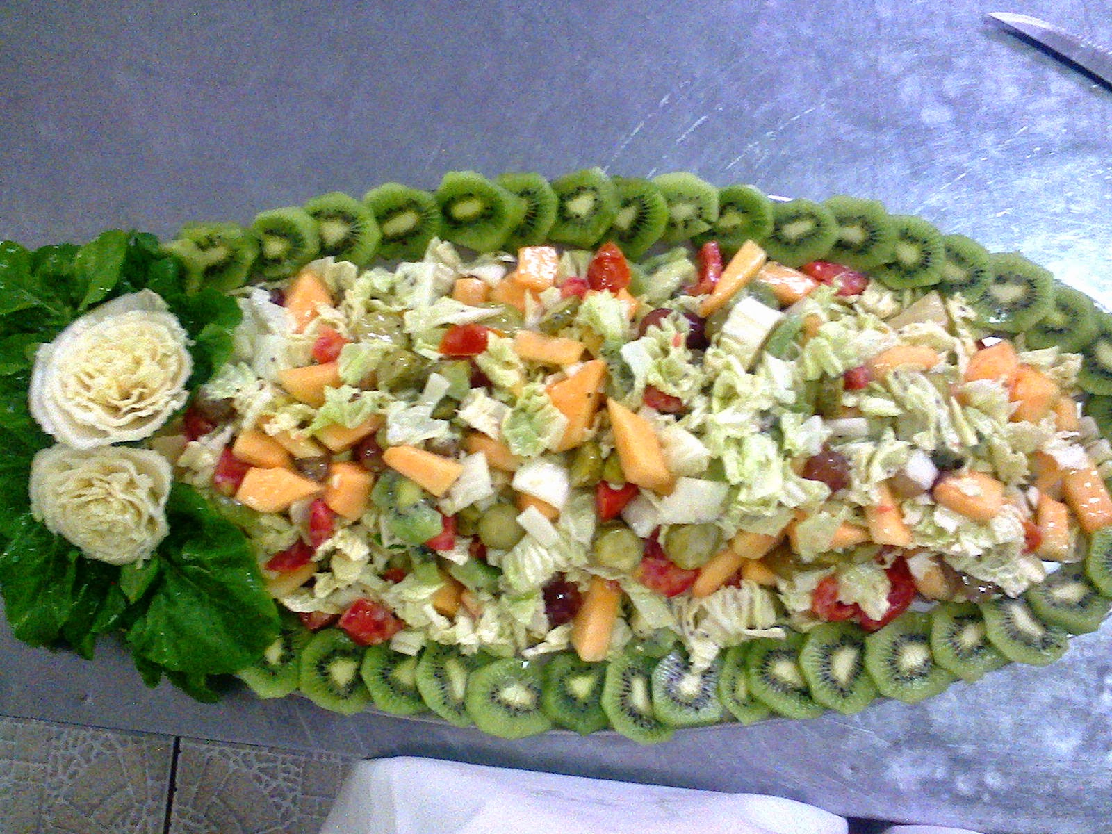 Salada Decorada Para Buffet - RETOEDU